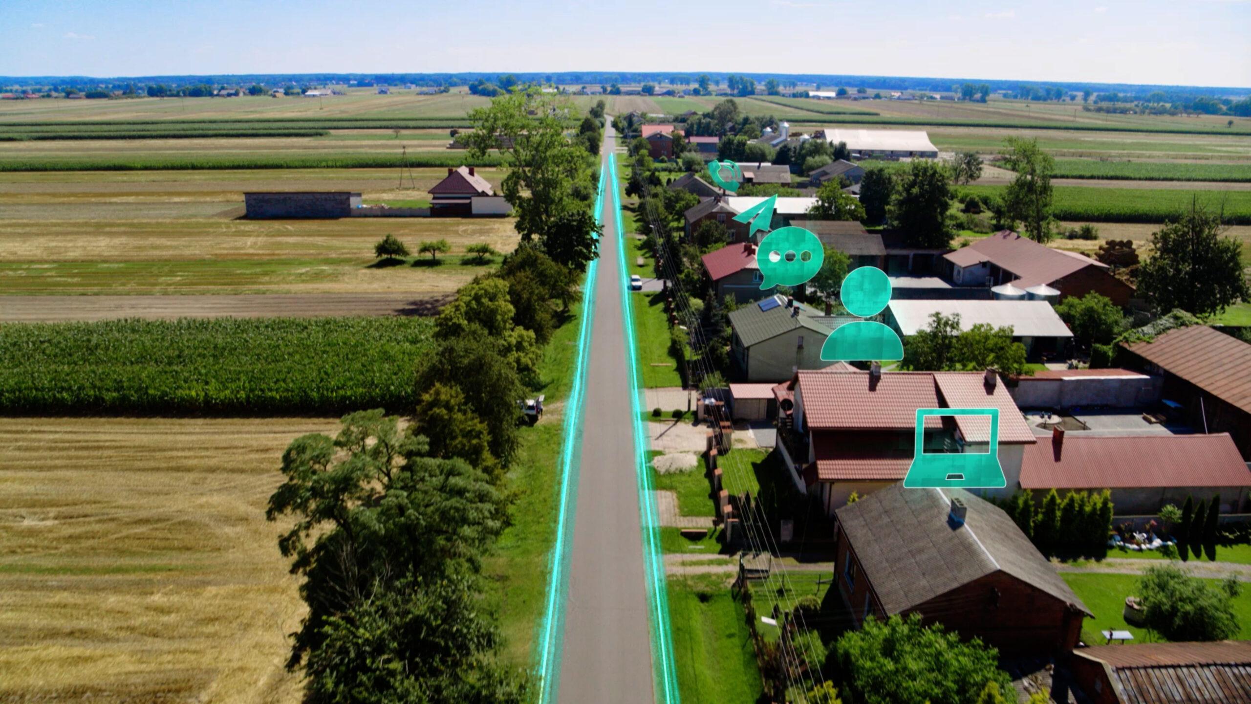 Smart village. Jak światłowód i technologie zmieniają życie.